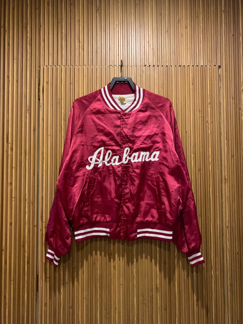 Vintage Chalk Line Alabama Satin Bomber Jacket, Men's Fashion, Coats ...