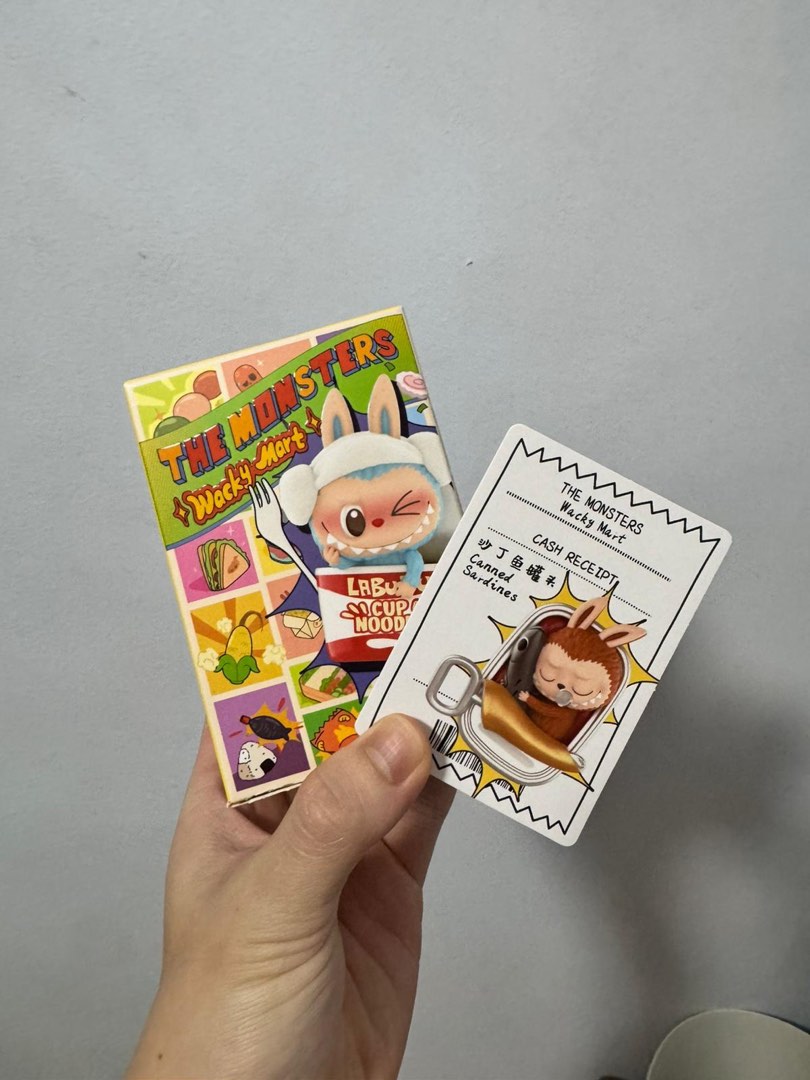 WTS [BNIF] Labubu The Monsters Wacky Mart Canned Sardines POPMART ...