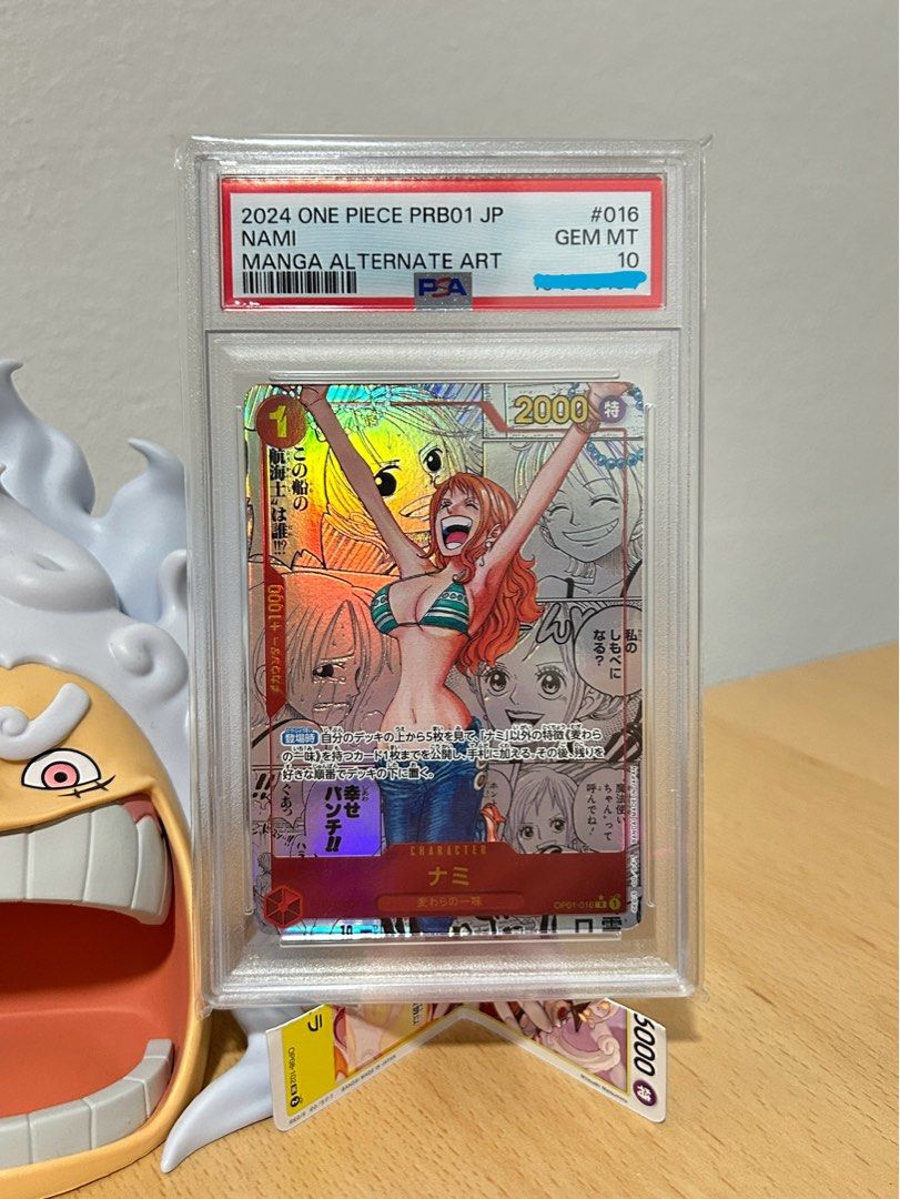WTS PSA 10 Nami Manga Alt PRB-01 Japanese One Piece, Hobbies & Toys ...