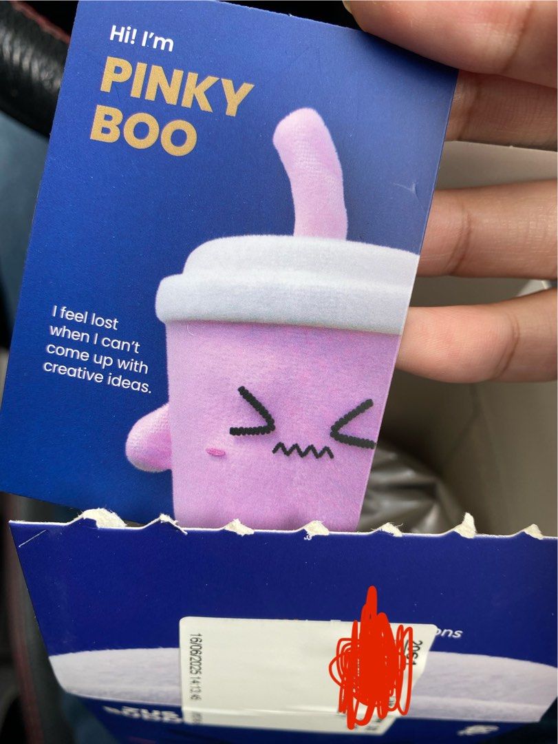 Zus Buddy Anxiety Pinky Boo, Hobbies & Toys, Collectibles & Memorabilia ...