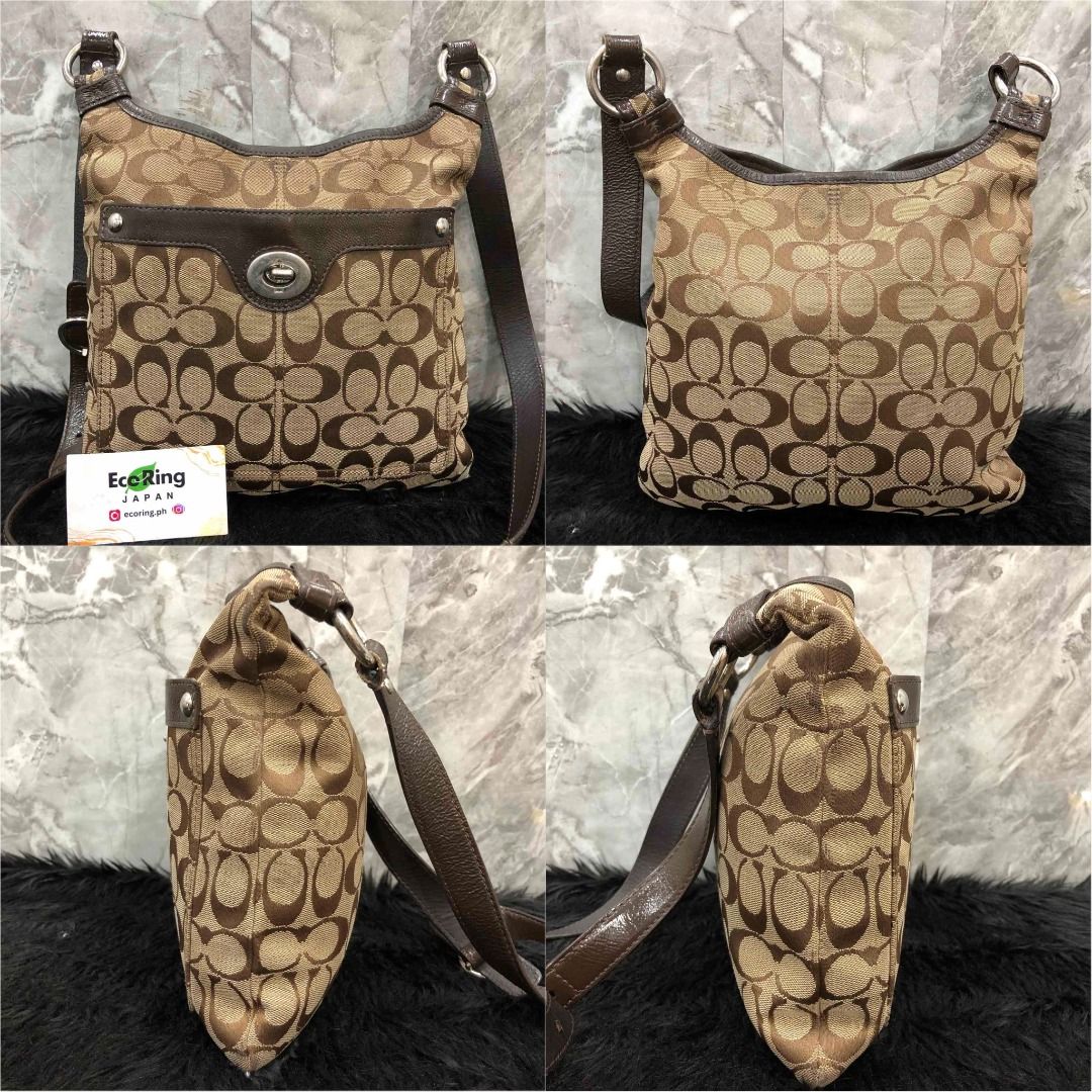 257003190 COACH BAG PVC SLING BAG, Luxury, Bags & Wallets on Carousell