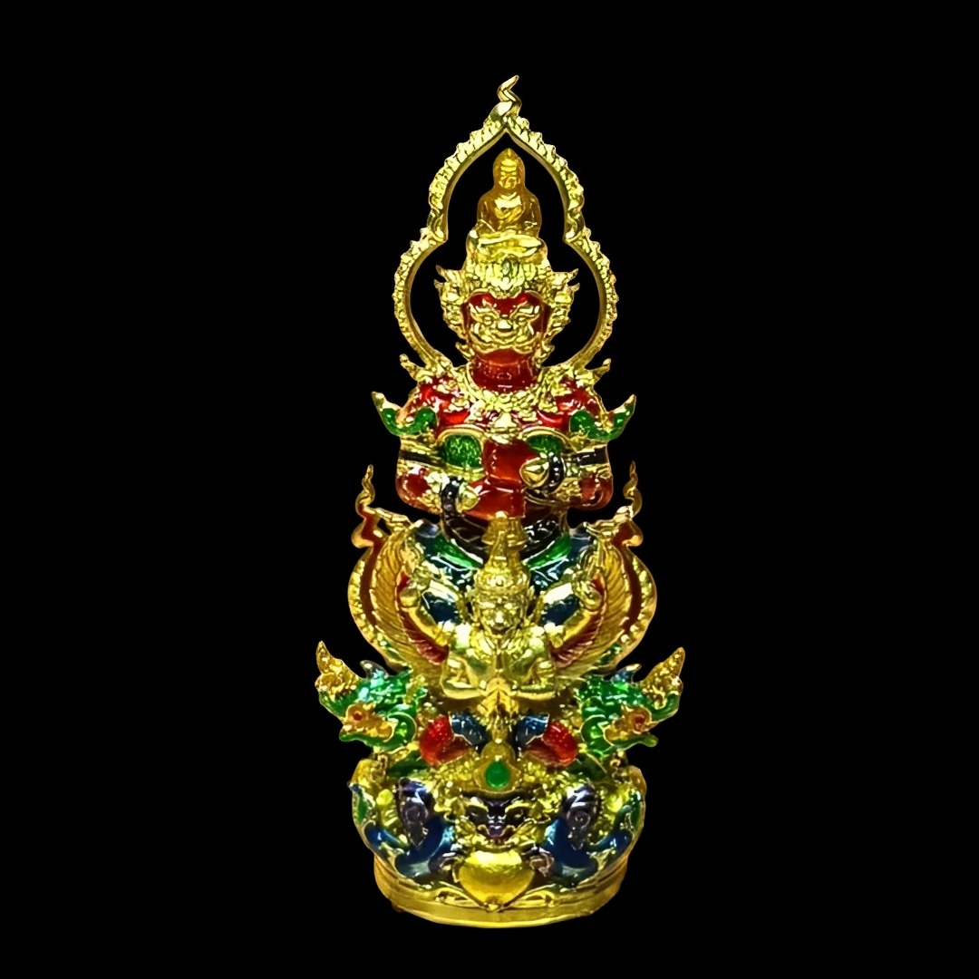 [$68] Phra Taowesuwan Roop Lor with Garuda & Rahu, Wat Phra Mahathat ...
