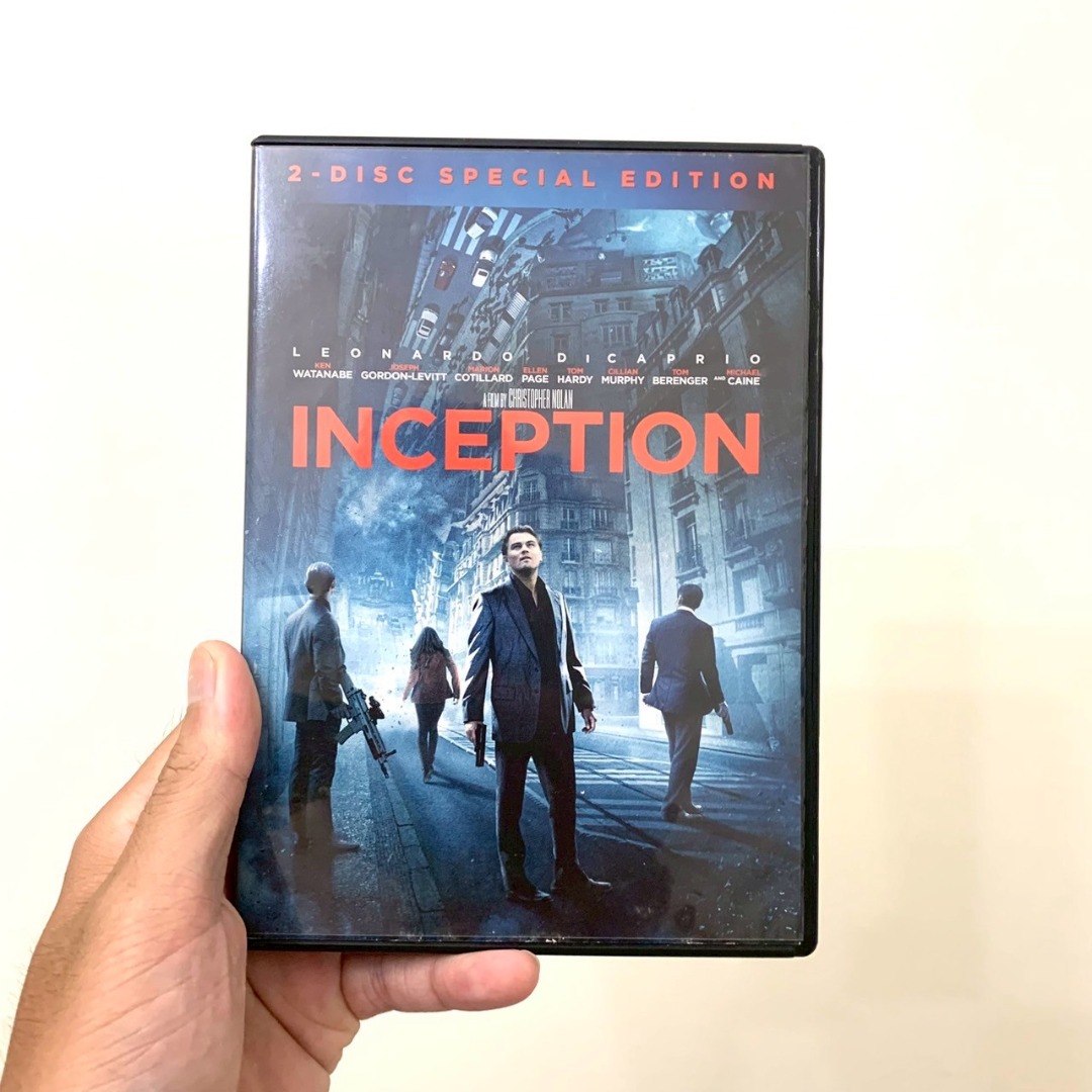 諾蘭導演 全面啟動 Inception 雙DVD特別版 李奧納多, 書籍、休閒與玩具, 樂器、音樂相關, CD、DVD在旋轉拍賣