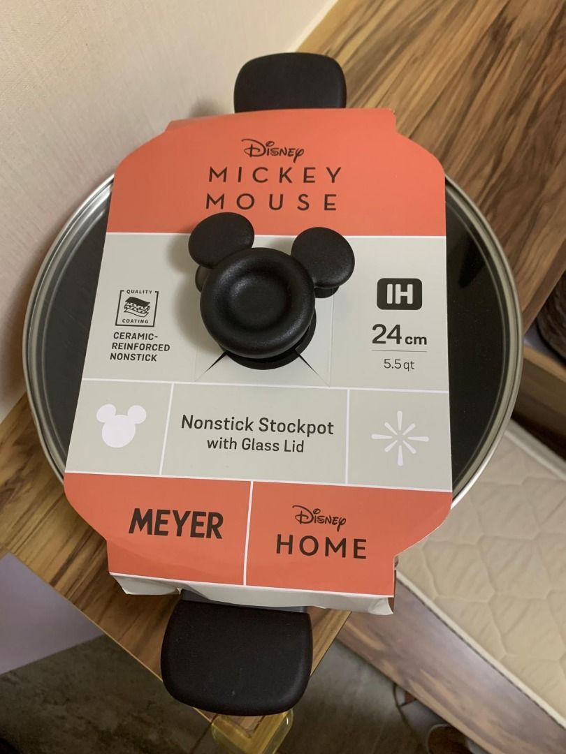 美亞廚具 MEYER X DISNEY EARTHEN MEYER 24CM/5.2L DISNEY COVERED CASSEROLE 迪士尼有蓋不黏湯鍋 nonstick stockpot ...