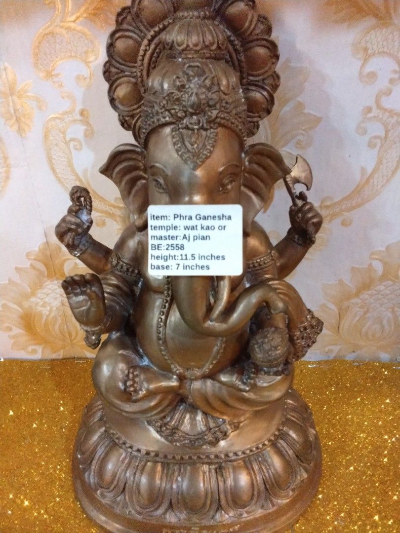 象神 Phra Pikanet ganesha Bucha statues god Buddhist Buddha Buddhism thai ...