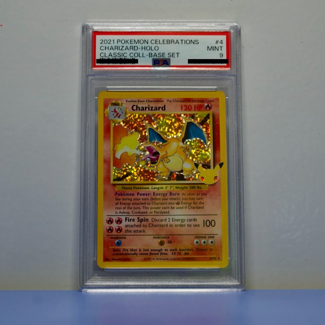 🔥 WTT Charizard Celebrations Classic Collection PSA 9 Slab Graded ...