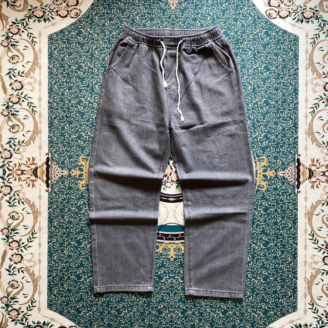 acid wash pants stretchable #3, Men's Fashion, Bottoms, Jeans on Carousell
