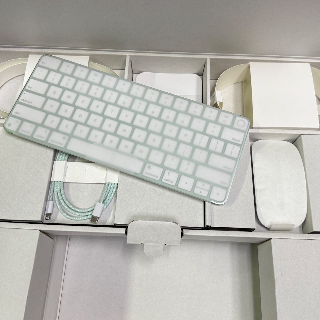 Apple iMac Magic Keyboard w/ Toucd-ID + Mouse + Cable, 電腦＆科技, 電腦周邊及配件 ...