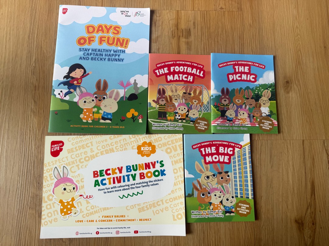 Becky Bunny Activity Book, Hobbies & Toys, Books & Magazines, Children ...