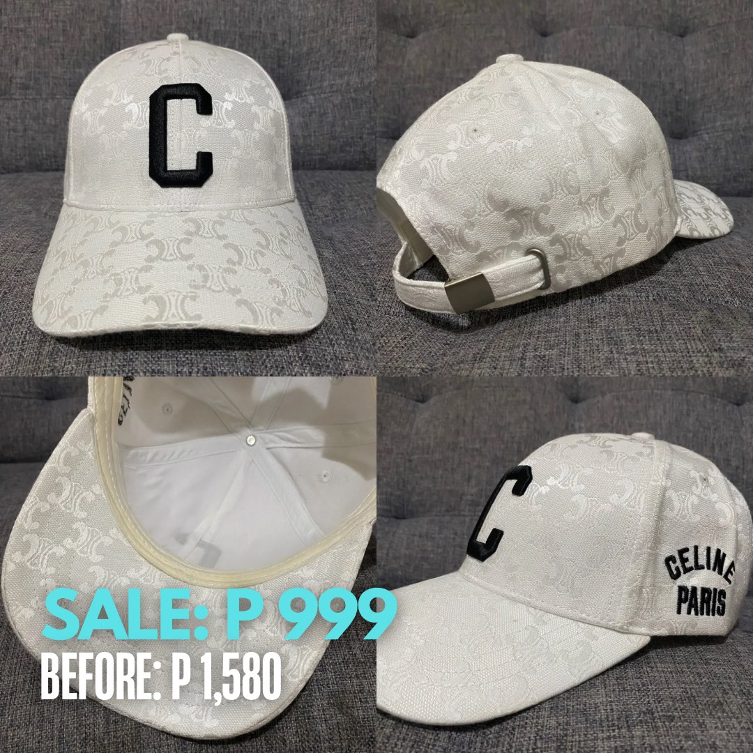 CELINE INITIAL LOGO BABEBALL CAP, Men's Fashion, Watches & Accessories ...