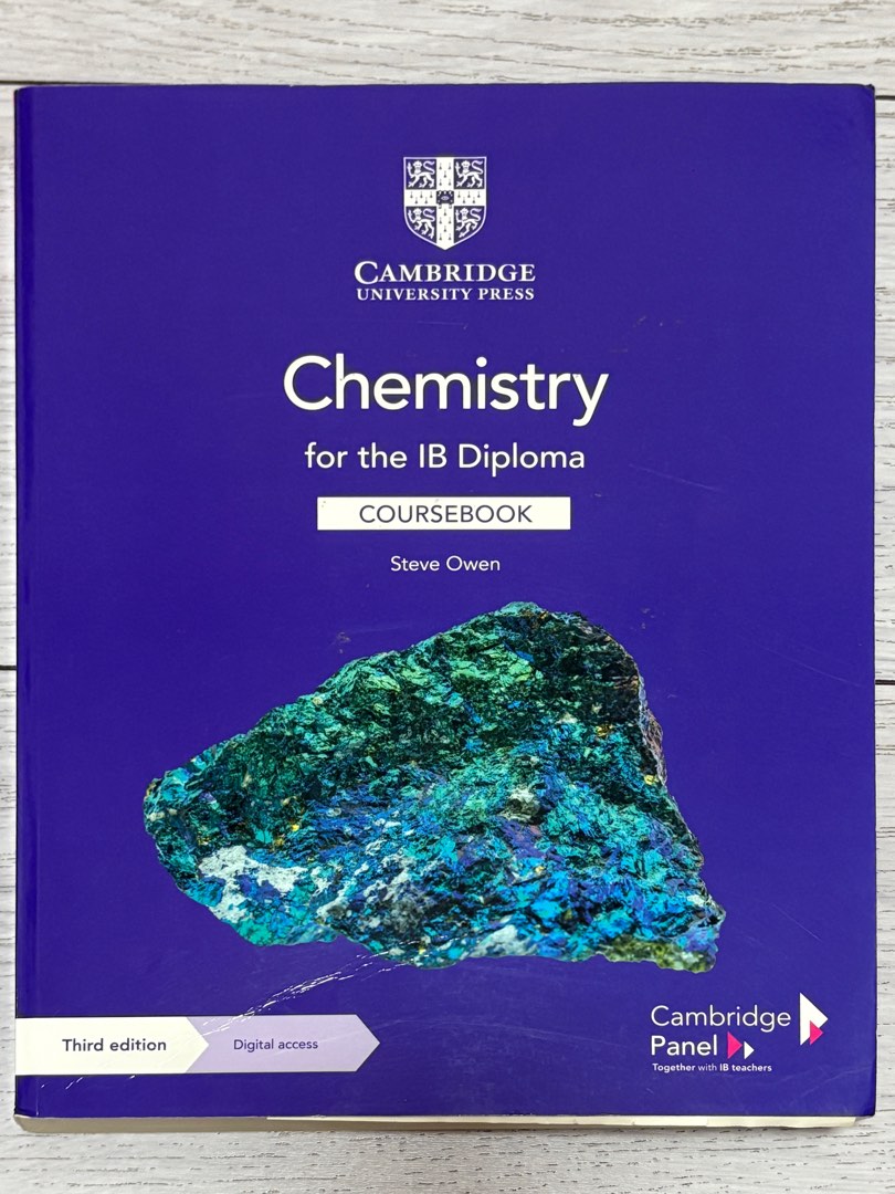 Chemistry for the IB Diploma New 2023/2025 Syllabus Cambridge Course ...