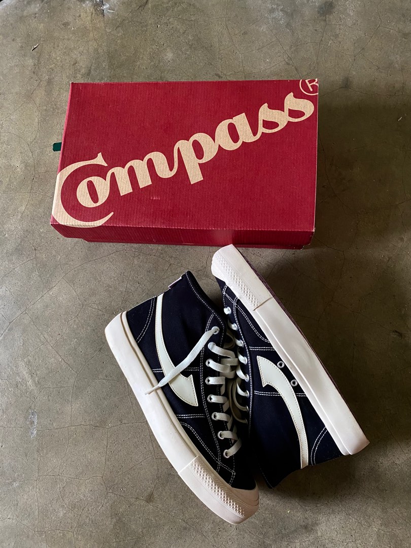 Compass Gazelle Highcut, Men's Fashion, Footwear, Sneakers on Carousell