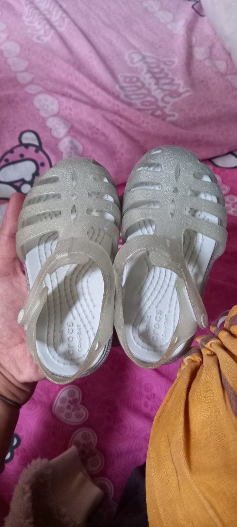 Crocs glitter kids original mirip melissa wangiiii, Bayi & Anak ...