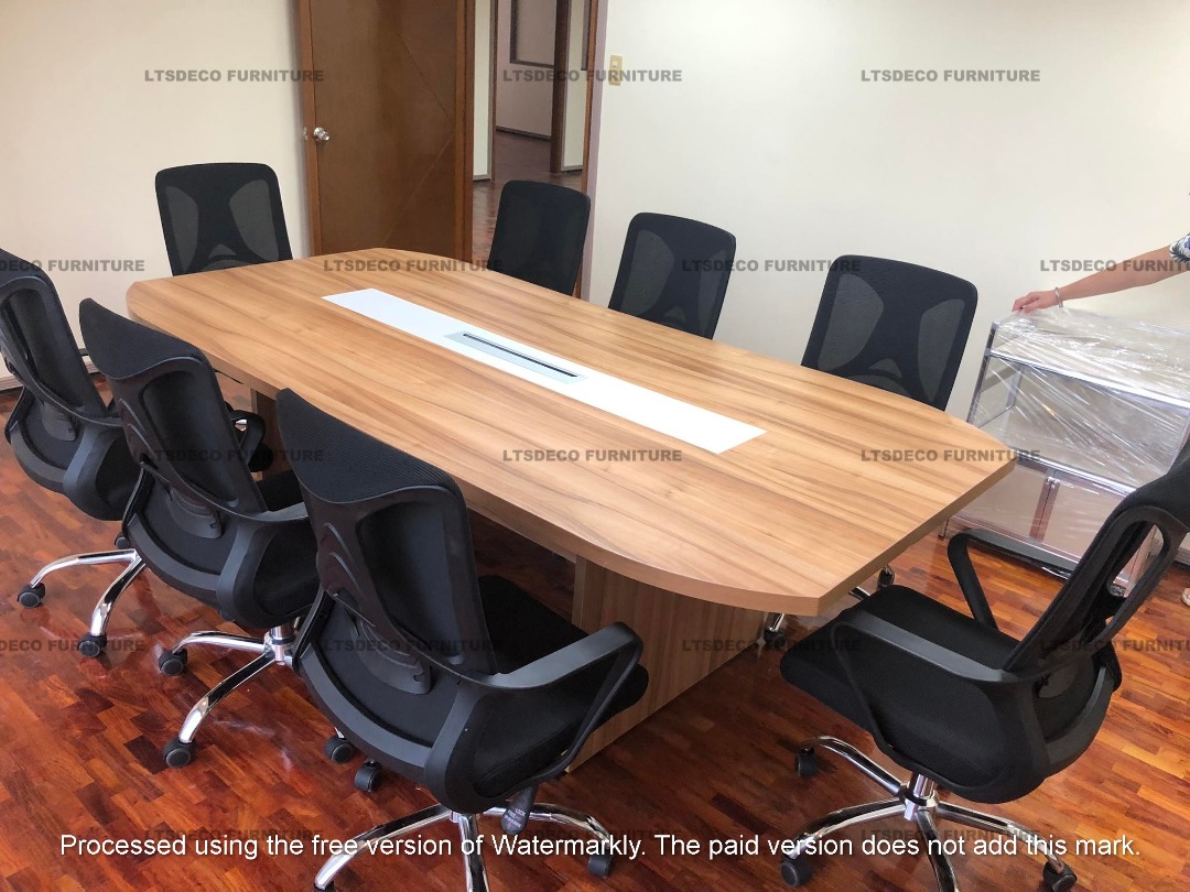 *CUSTOMIZED CONFERENCE TABLE EIGHT SEATER | MANUFACTURER SUPPLIER | OFFICE PARTITION | OFFICE ...