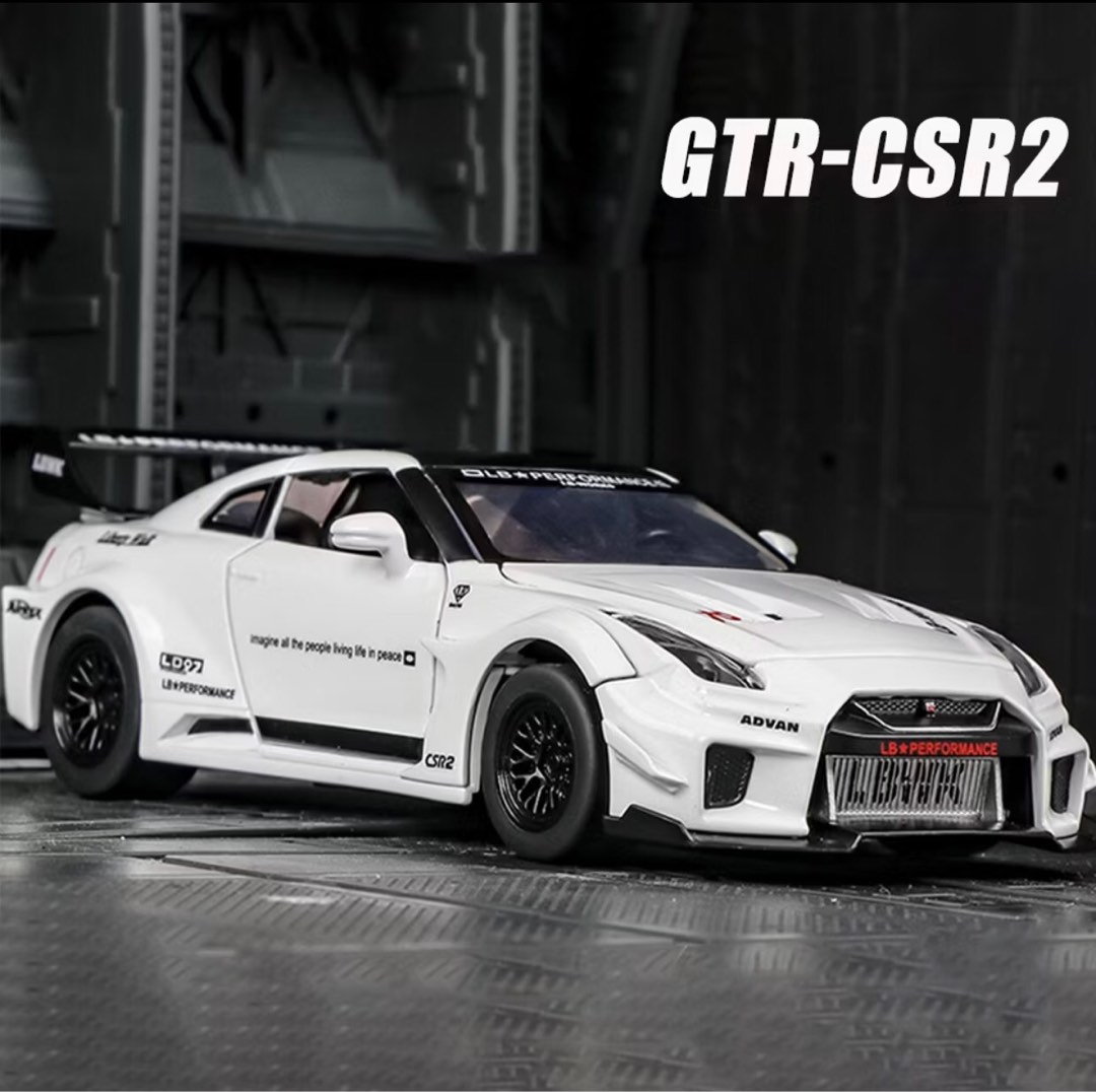 Diecast 1:32 Nissan GTR CSR2, Hobbies & Toys, Toys & Games on Carousell