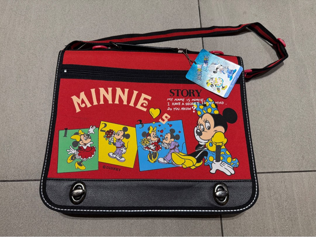 Disney Minnie Mouse School Bag Backpack Messenger Bag Carry On, Hobbies ...