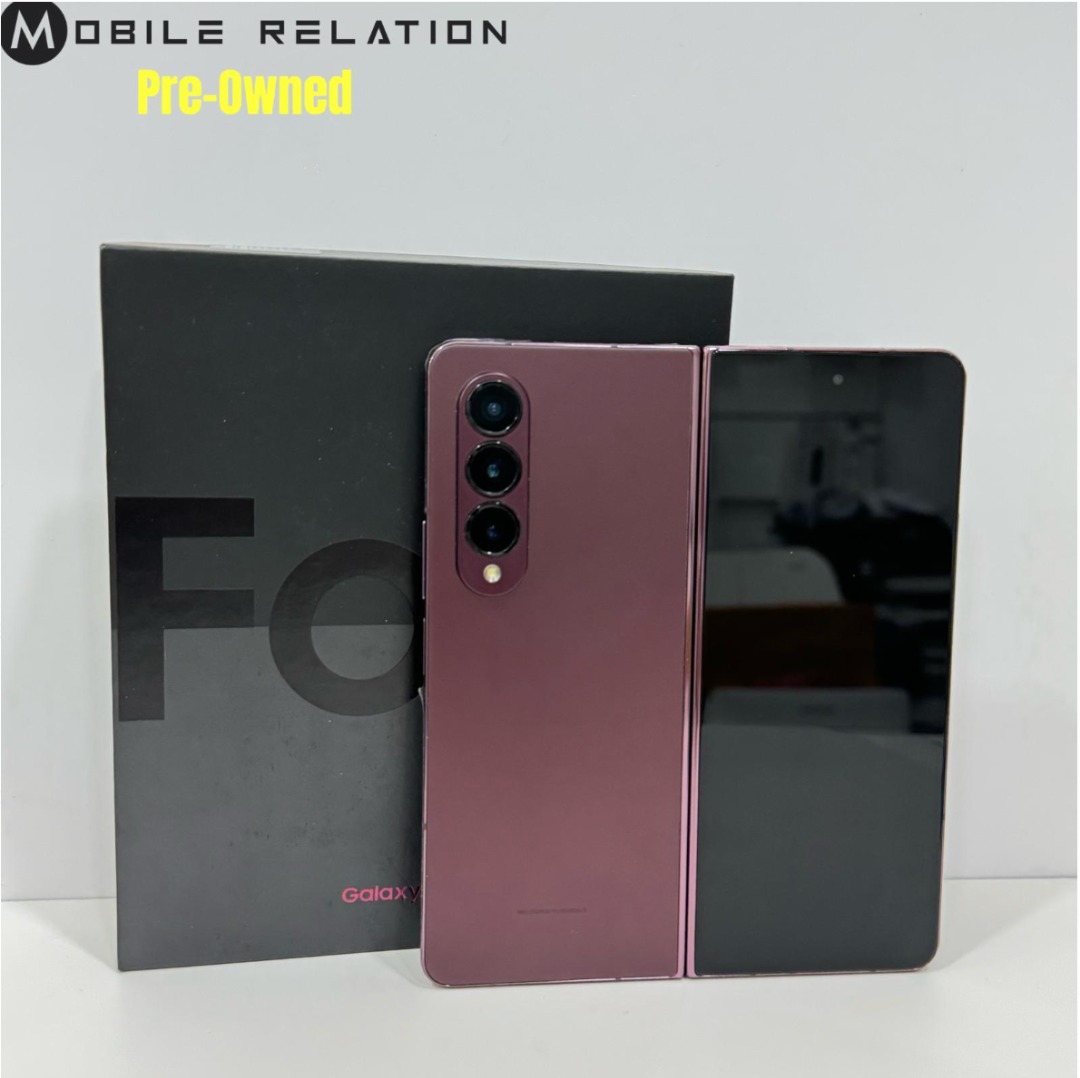 Galaxy Z Fold 4 Burgundy 512GB, Mobile Phones & Gadgets, Mobile Phones ...