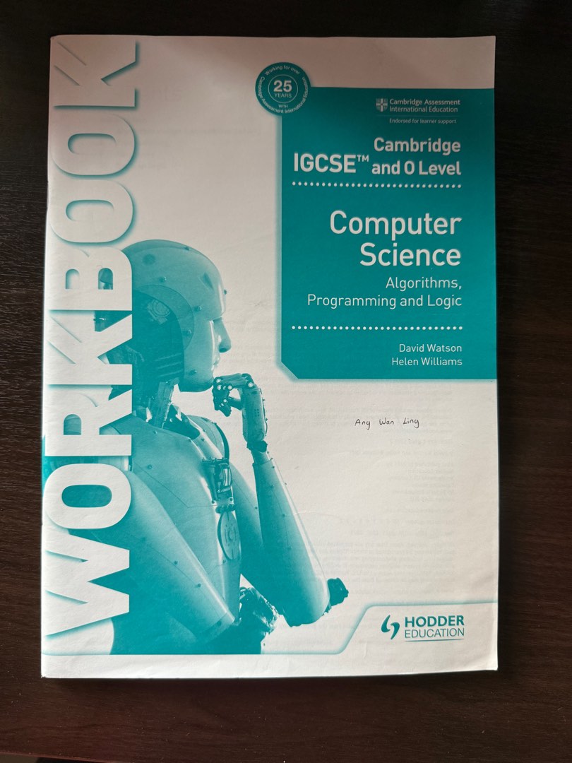 Hodder Computer Science Algorithms, Programming and Logic for Cambridge IGCSE and O-LEVEL ...