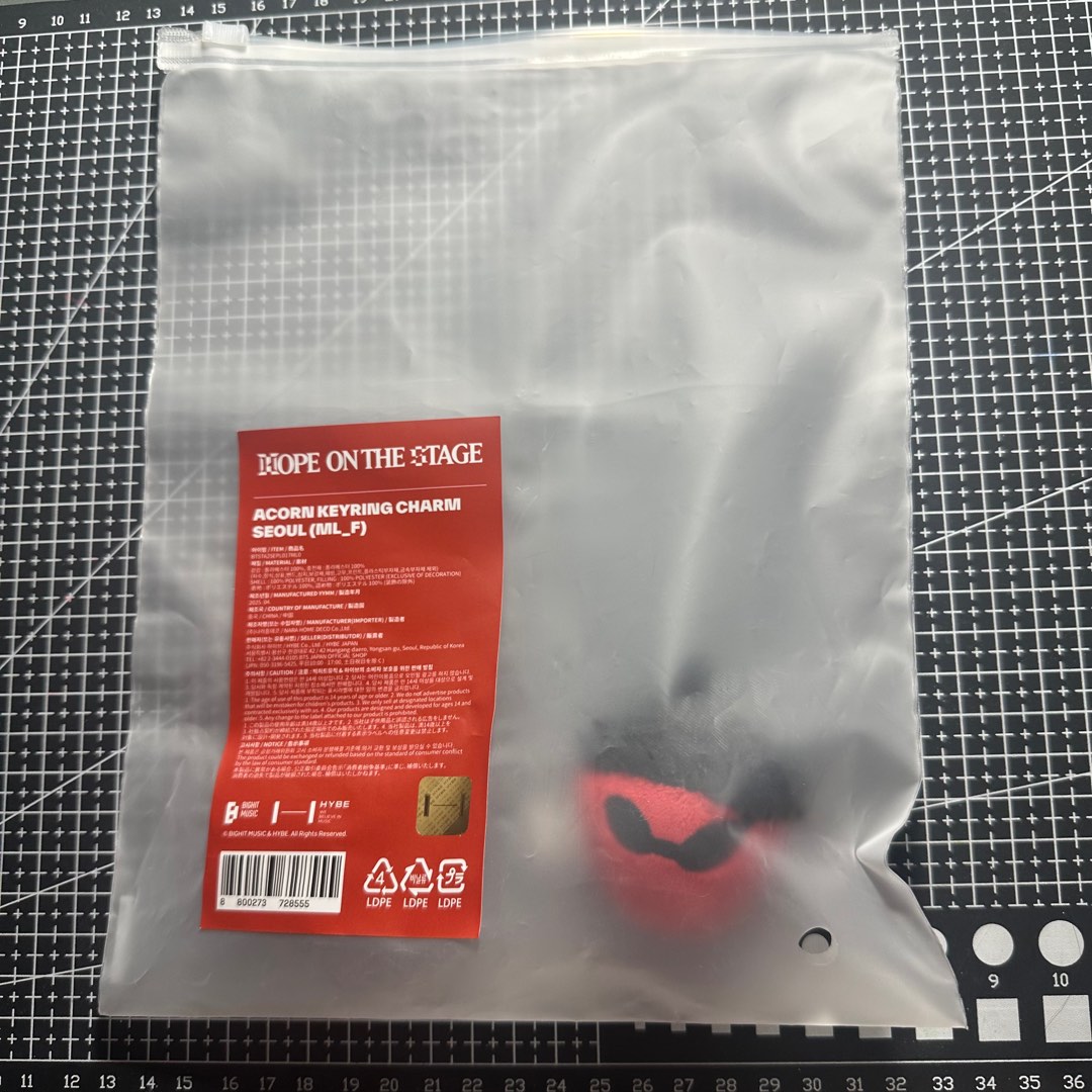 J-Hope Hope On The Stage Acorn Charm (Seoul), Hobbies & Toys ...