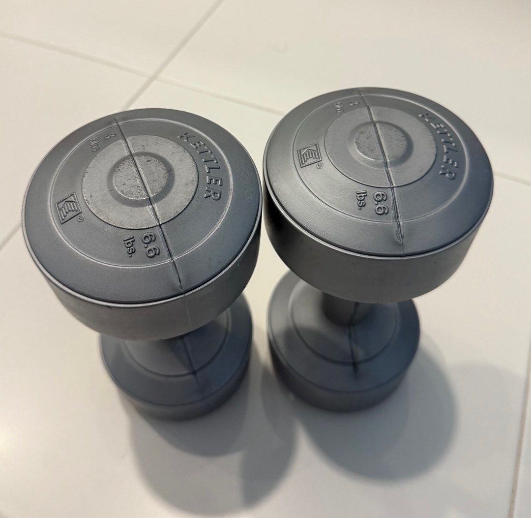 Kettler 3kg x 2 Dumbbell, Sports Equipment, Exercise & Fitness, Weights & Dumbbells on Carousell