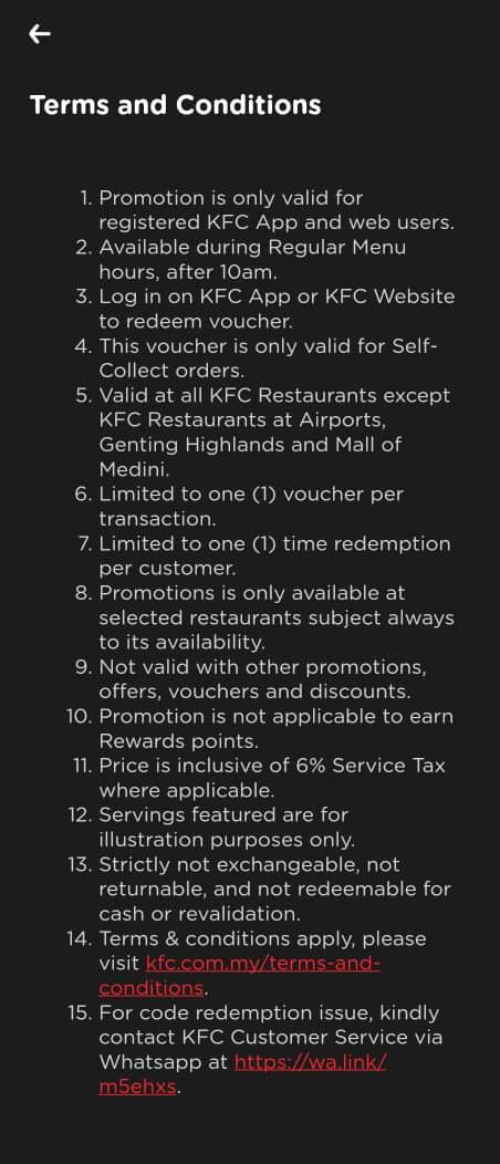 KFC 1-pc Chicken, Tickets & Vouchers, Vouchers on Carousell