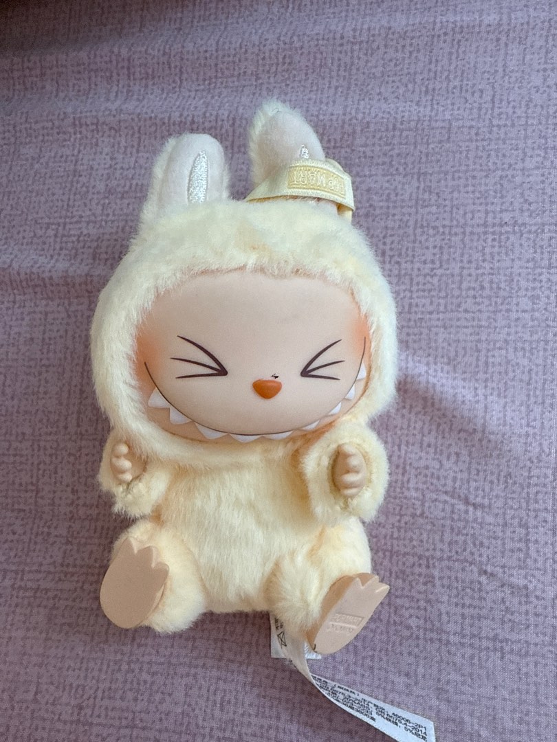 Labubu yellow, Hobbies & Toys, Toys & Games on Carousell