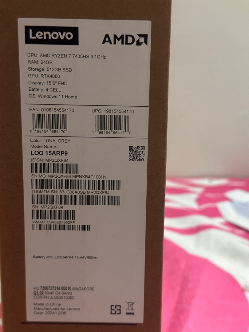 Lenovo LOQ, Computers & Tech, Laptops & Notebooks on Carousell