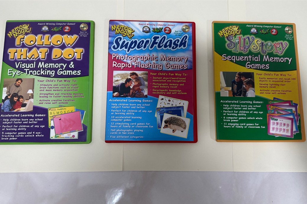 Memory Magic! Educational DVD Bundle (Brand New, Visual Memory, Rapid ...