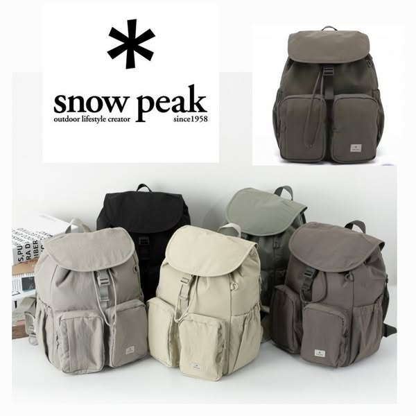 New！最新爆款正品韓國Snow Peak S25ZUC-BP12 cample系列Backpack bag/背囊/雙肩包/旅行背包/學生書包，一出道即銷量屢創巔峰。超勁受歡迎！12L容量 ...