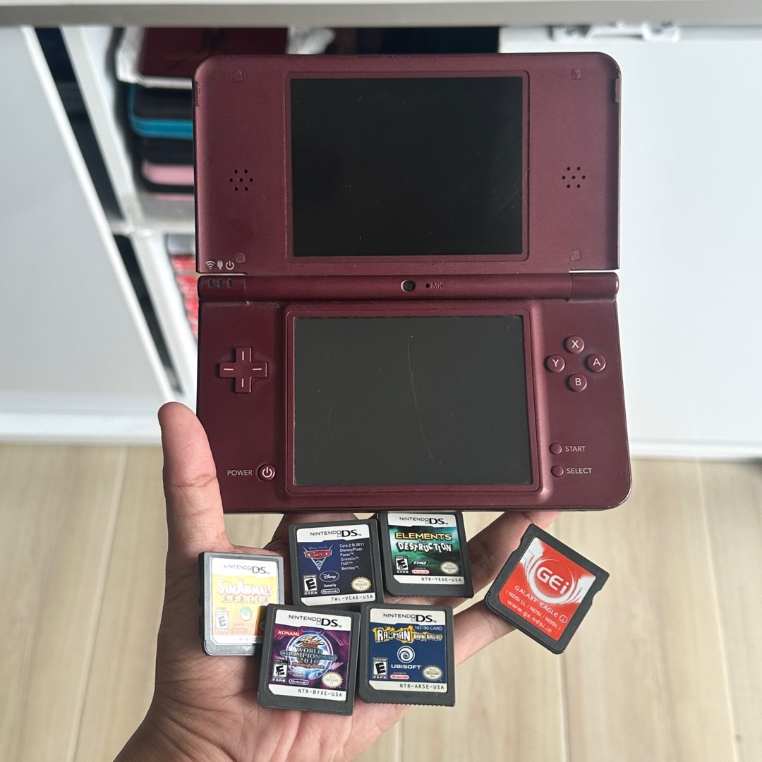 Nintendo DSi XL USA Maroon, Video Gaming, Video Game Consoles, Nintendo ...