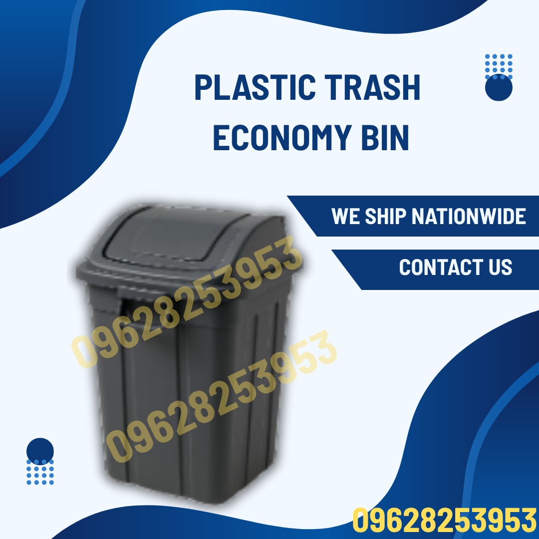 Plastic Trash Bin ASHTRASH - FLAT TOP STAINLESS | Cube Truck | Utility ...