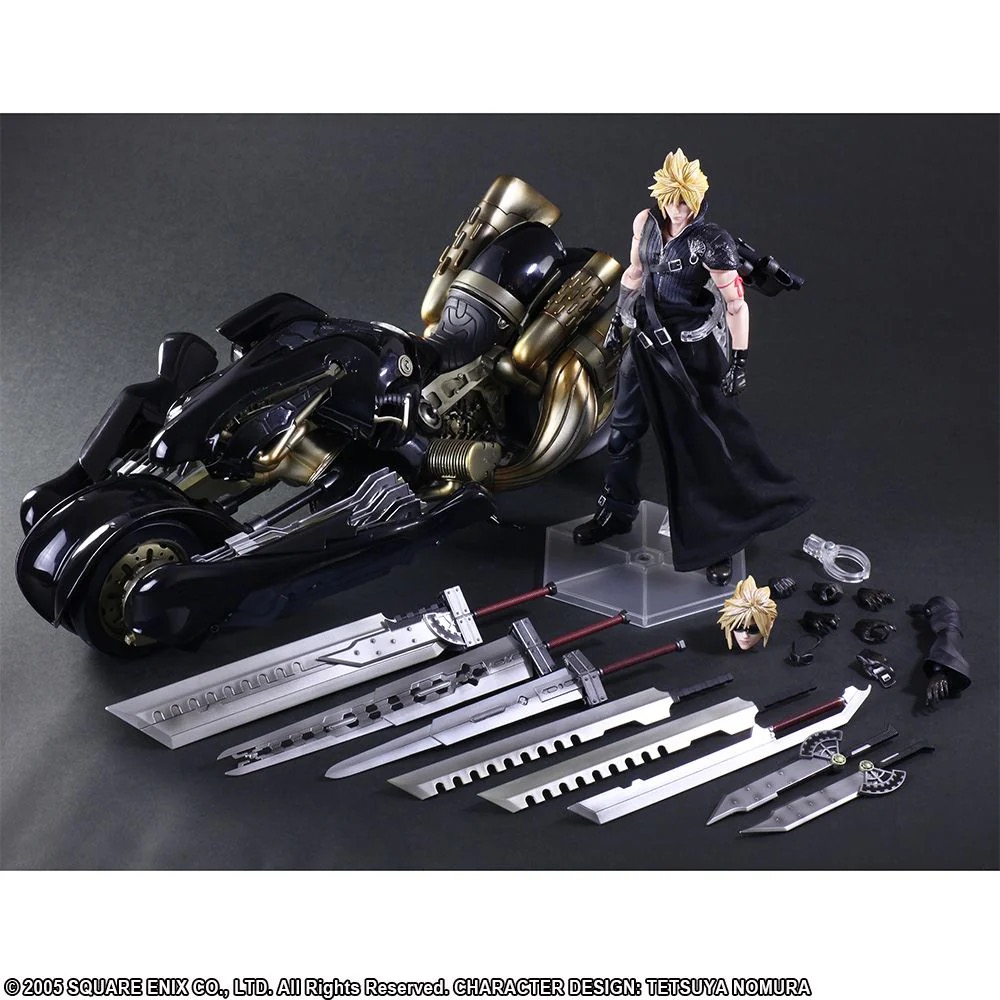 FF7 FINAL FANTASY VII ADVENT CHILDREN Cloud Strife & Fenrir FF7 Play ...