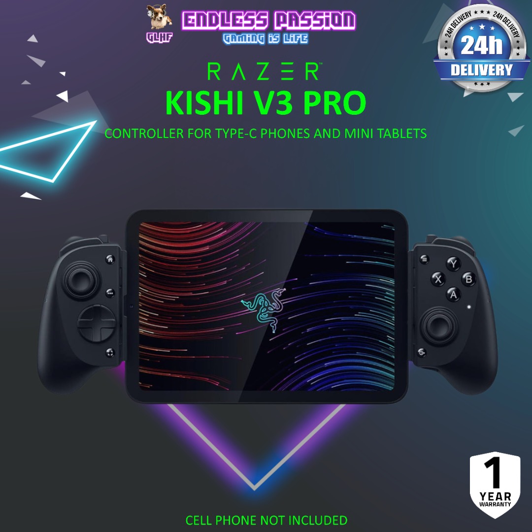 Razer Kishi V3 Pro - Gaming Controller for Type-C Phones And Mini ...