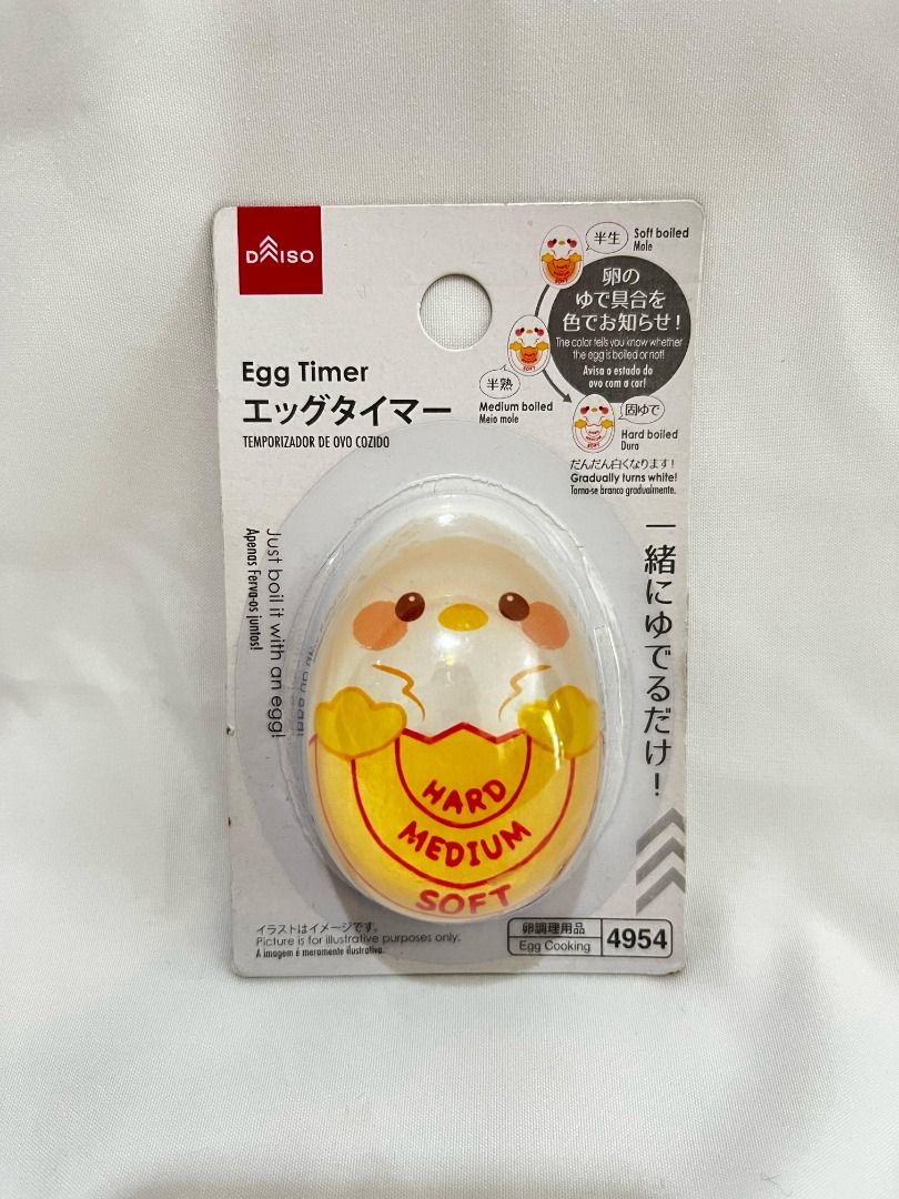 READY Daiso Egg Timer From Japan, Kitchen & Appliances di Carousell