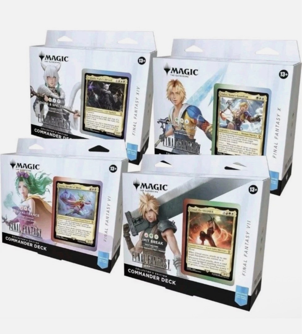 (Ready Stocks) MTG Magic The Gathering Final Fantasy English Collector ...