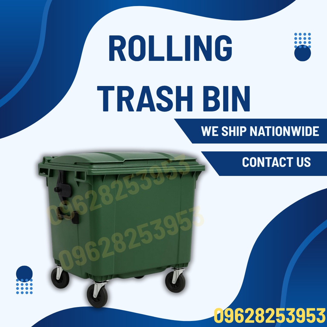 Rolling trash bin | Rolling Trash Bin | Rollout Container | Sleek Tilt ...