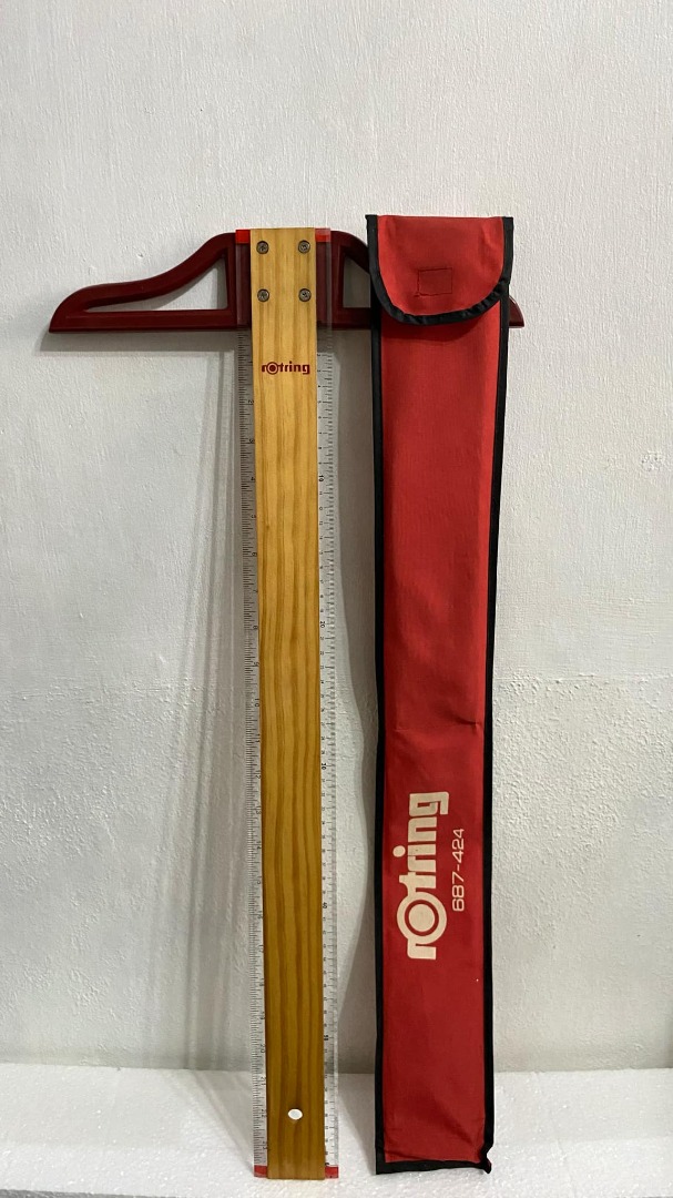 ROTRING TSQUARE W/ HEAD & BAG, Hobbies & Toys, Stationary & Craft ...