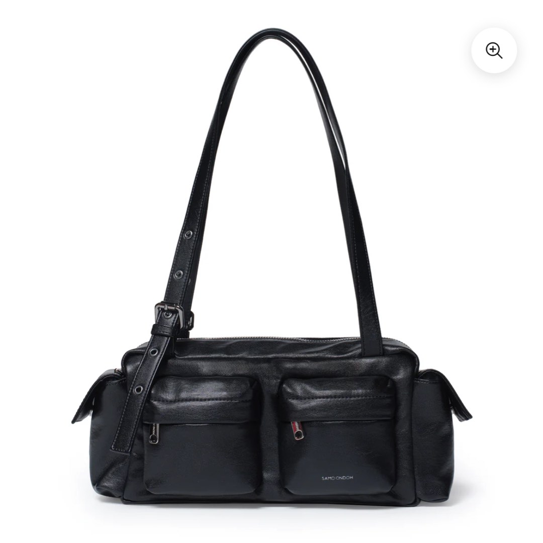 SAMO ONDOH Pocket Utility Bag M Nappa Black, Women's Fashion, Bags ...