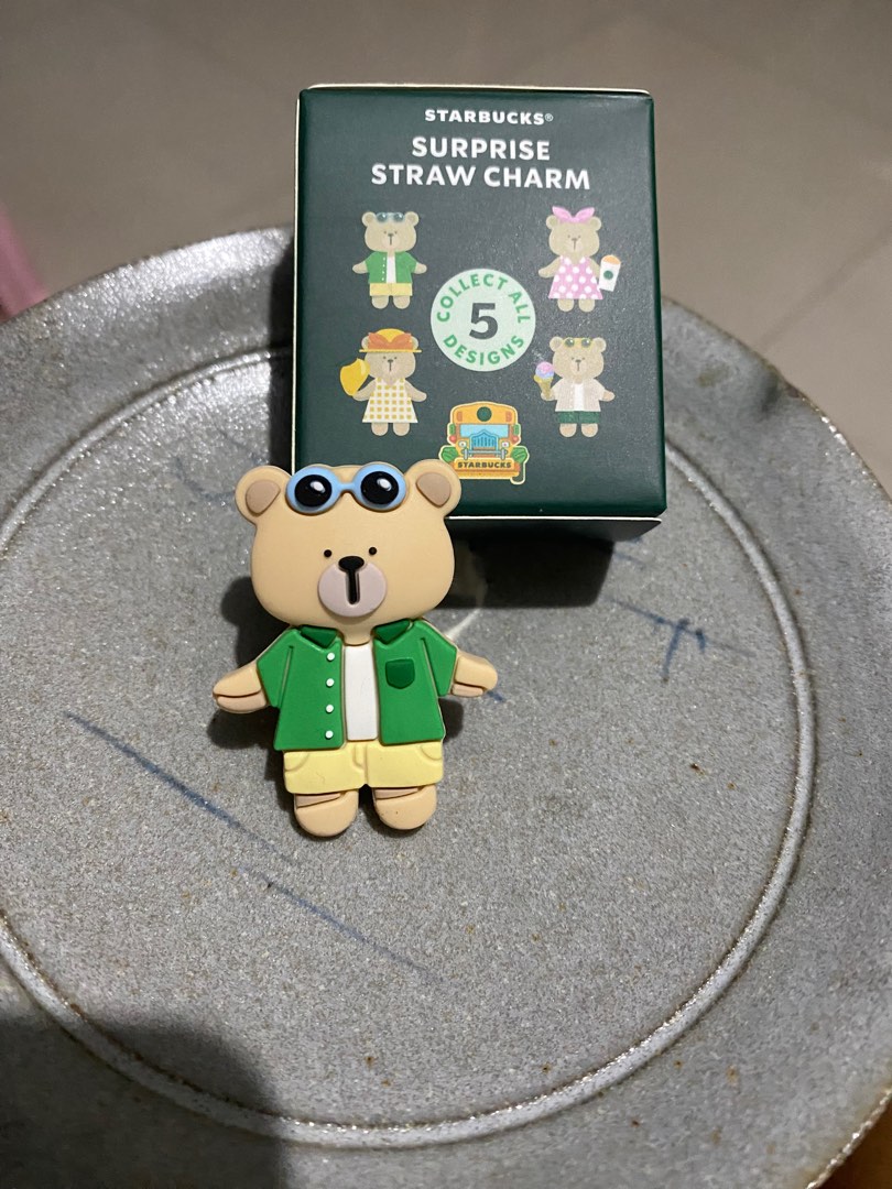 Starbucks Surprise Blind box straw charm, Furniture & Home Living ...