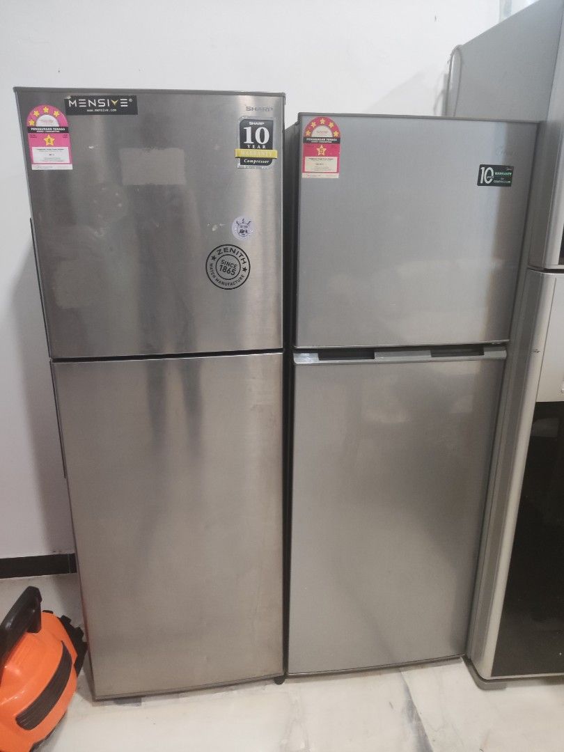 Sharp Refrigerator 2 Door 224L, TV & Home Appliances, Kitchen ...