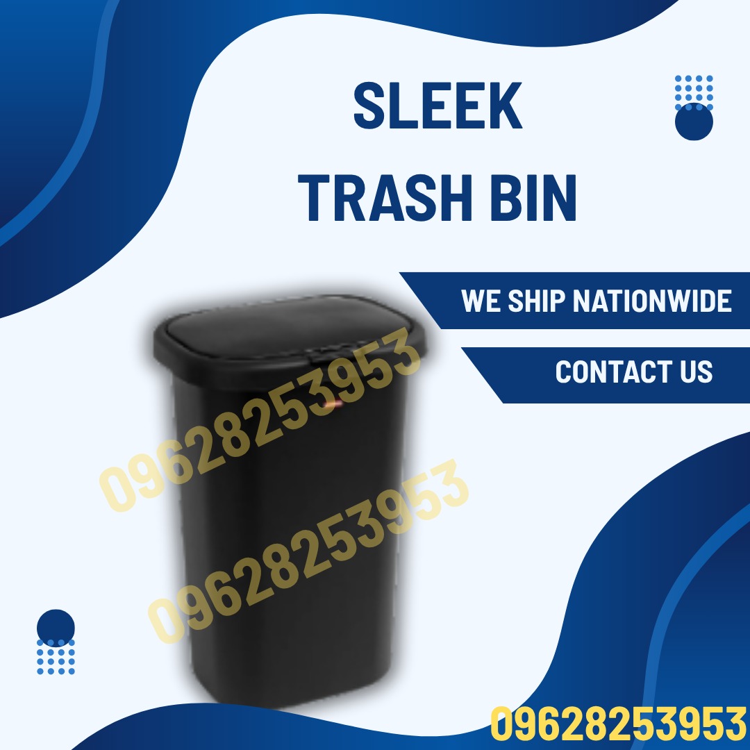 Sleek Trash Bin | Simplified Trash Can | stainless steel bin | Sleek ...
