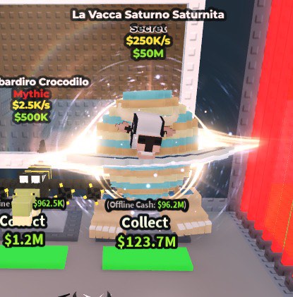 Steal a brainrot secret brainrot god mythic tralalero saturno cow ...