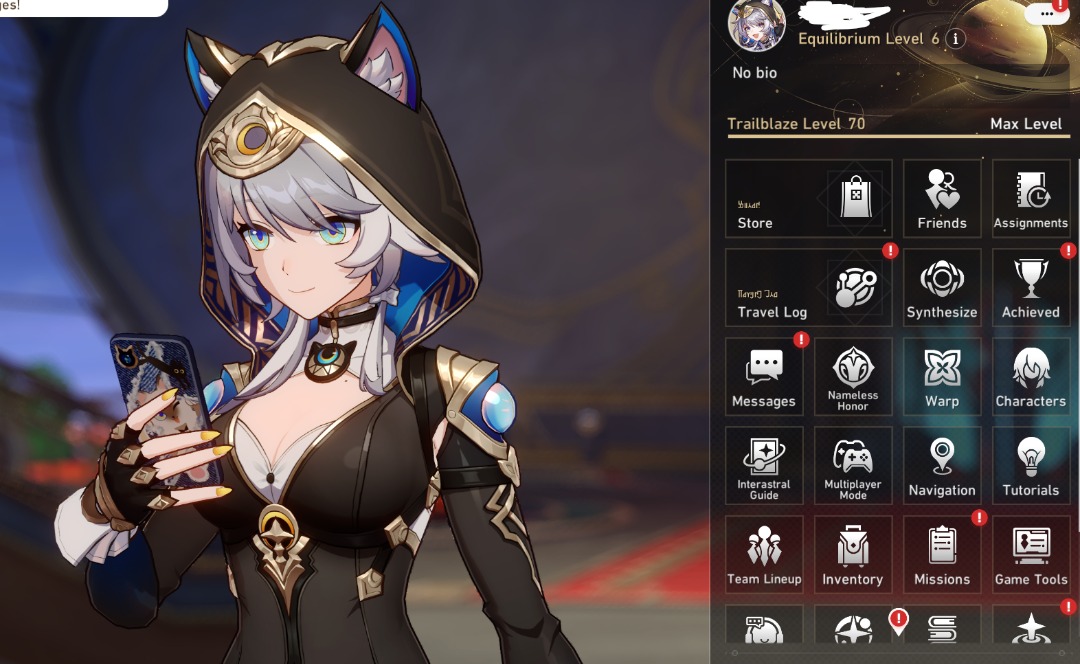 CHEAPEST TL 70 Cipher Therta Hyacine Anaxa Honkai Star Rail HSR Account ...