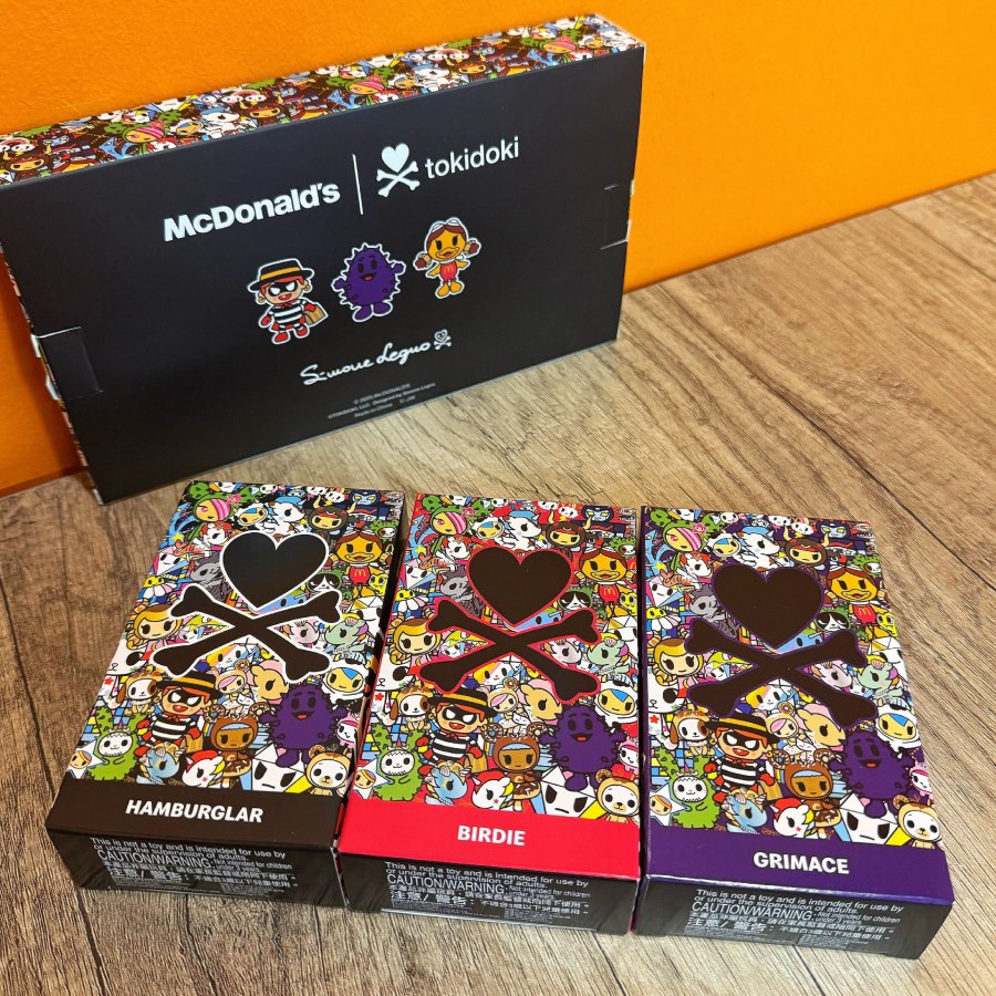(All 3) Tokidoki Mcdonalds collector box, Hobbies & Toys, Toys & Games ...
