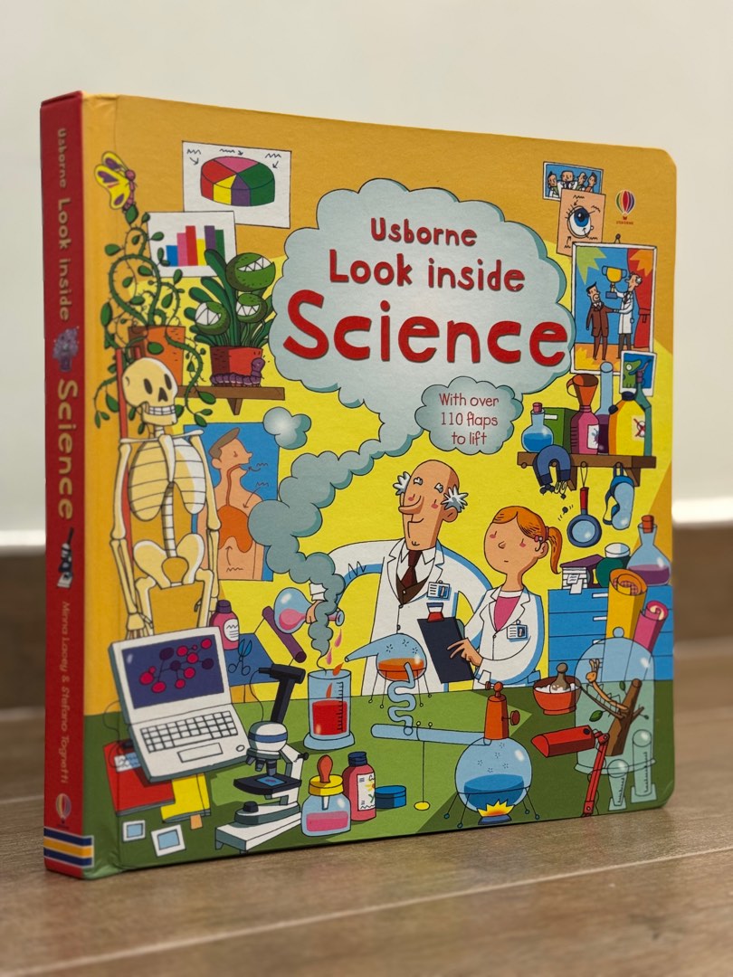 Usborne Look Inside Science Flip Book, 興趣及遊戲, 書本 & 文具, 兒童書籍 - Carousell