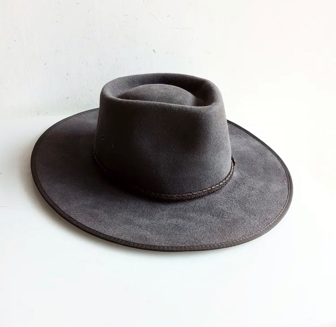 Vintage Cowboy Fedora Porkpie bailey Bowler Vintage Hat AKUBRA brixton ...
