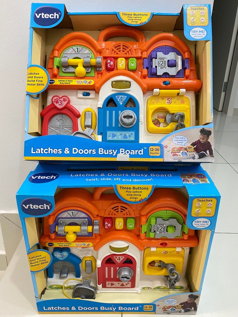 Vtech Latch @buzy board, Hobbies & Toys, Toys & Games on Carousell