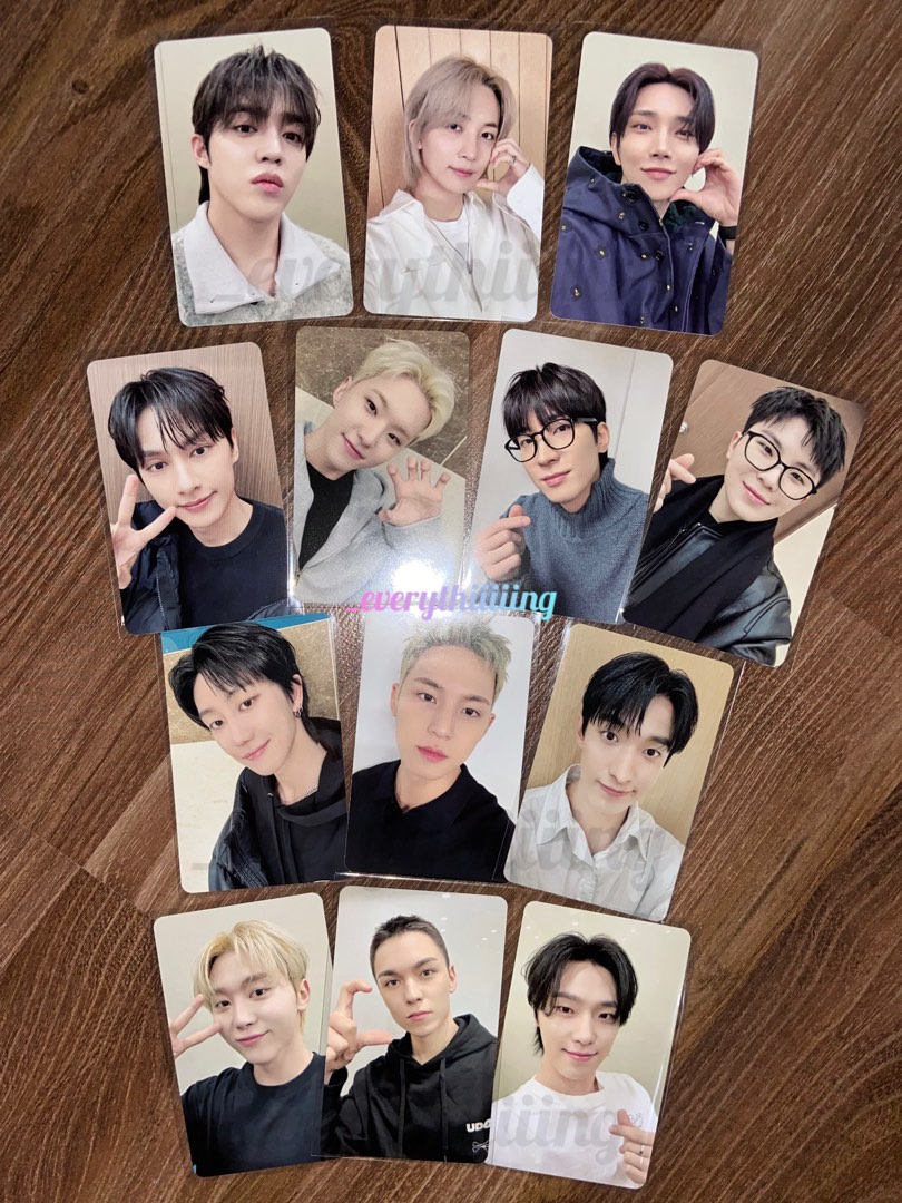 WTS SEVENTEEN B-DAY PARTY STAMP RALLY PC AND SVT CARAT JAPAN x CARAT ...