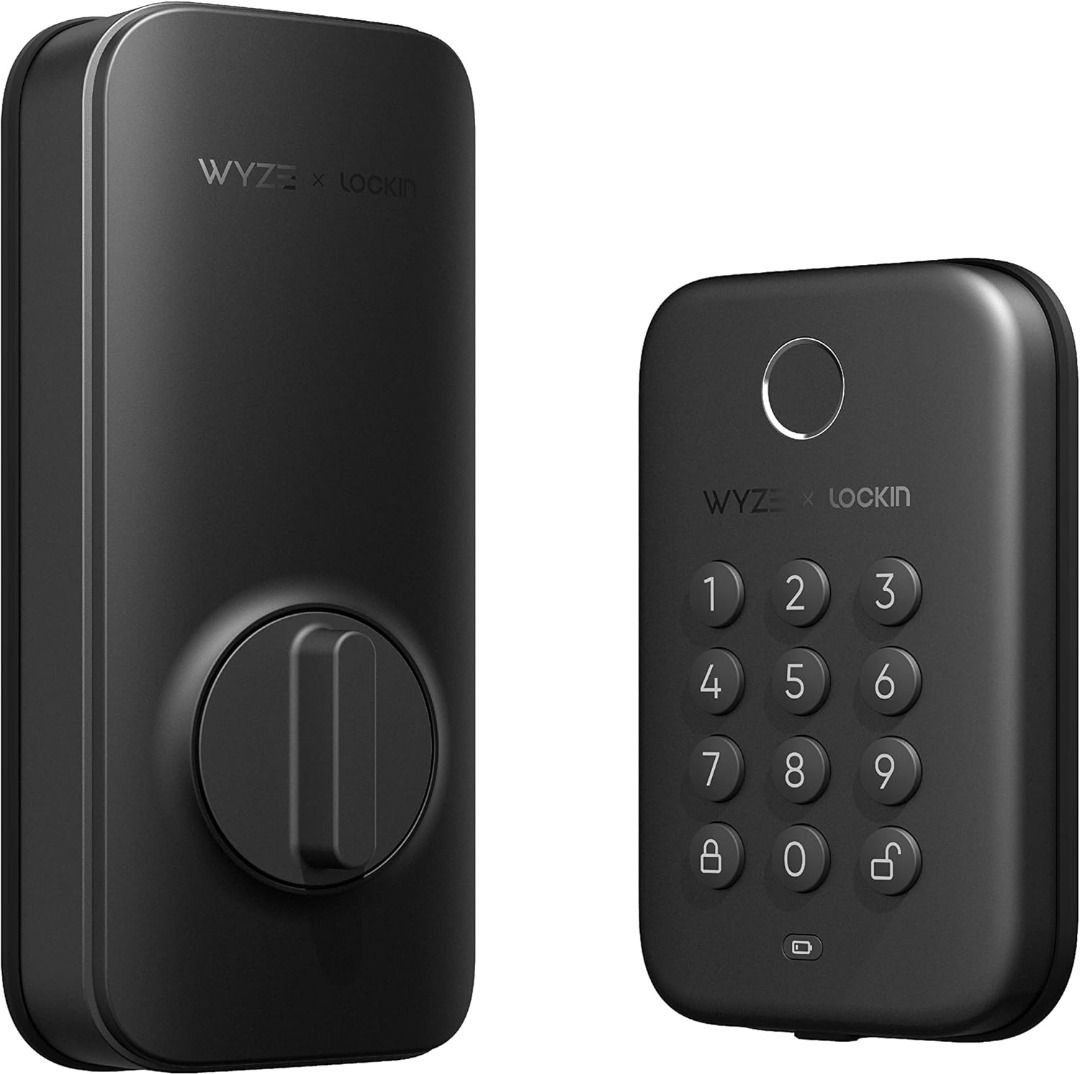 WYZE Lock Bolt, Fingerprint Keyless Entry Door Lock, Smart Bluetooth ...