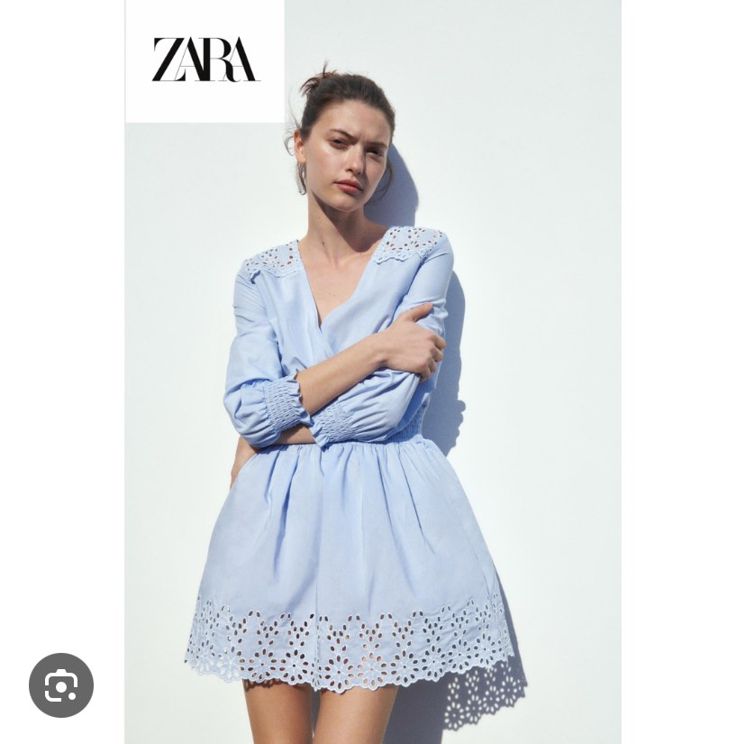 ZAR Light blue dress, Women's Fashion, Dresses & Sets, Dresses on Carousell